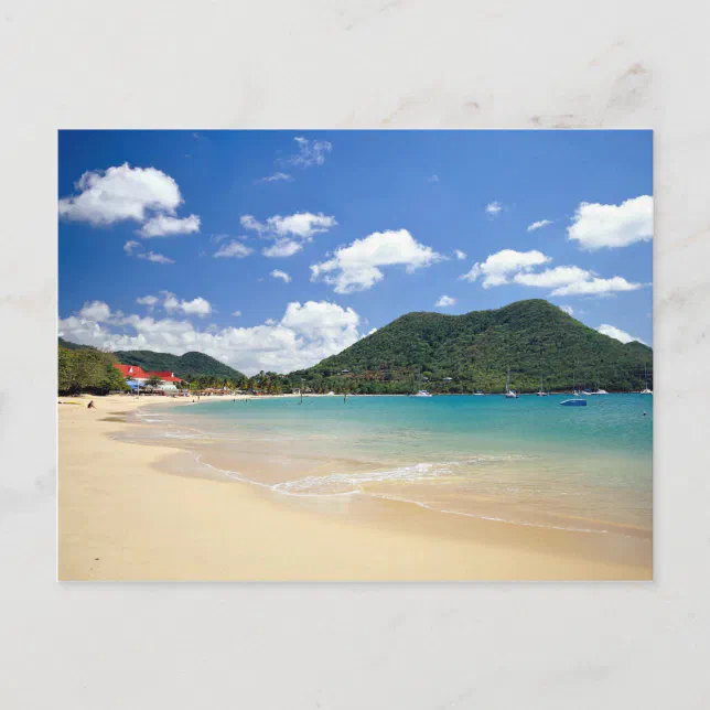 Reduit Beach, Rodney Bay, St. Lucia Postcard | Zazzle