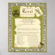 REED CELTIC SACRED TREE POSTER | Zazzle