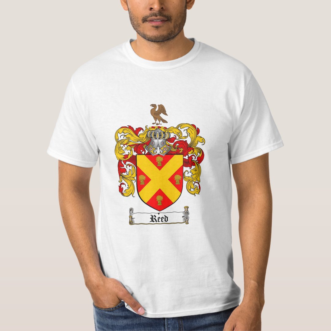 Reed Family Crest - Reed Coat of Arms T-Shirt | Zazzle