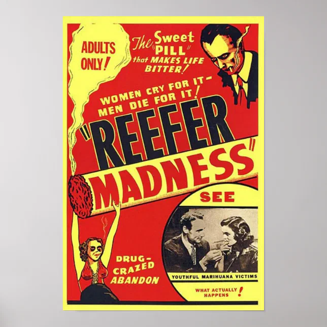 Reefer Madness Poster | Zazzle