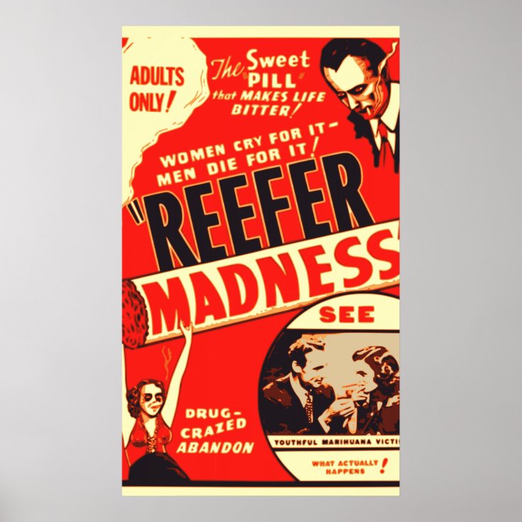 reefer_madness poster | Zazzle