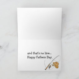 Reel Cool Dad Fathers Day Fishing Pun Card | Zazzle