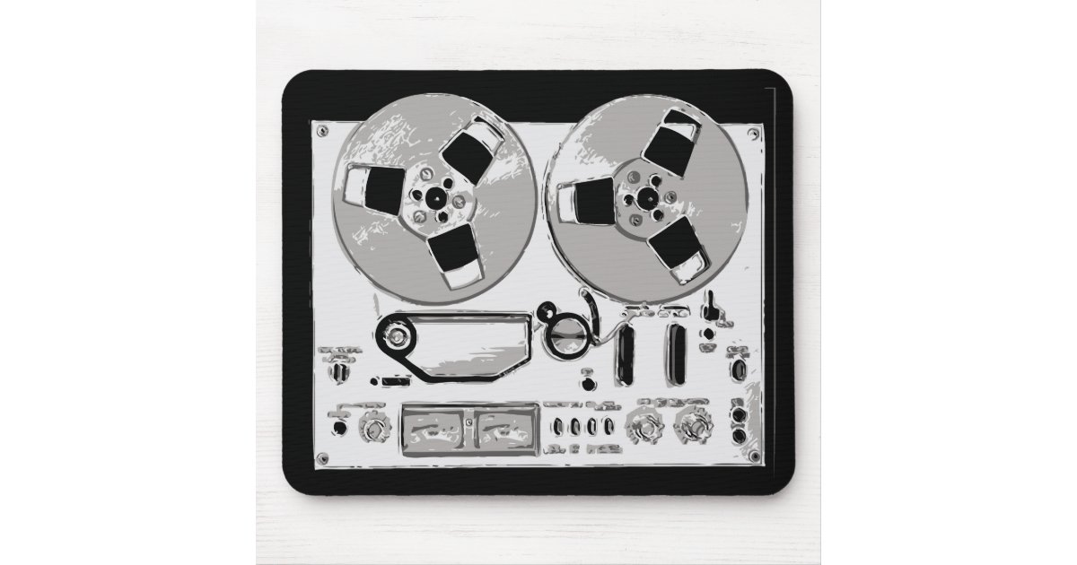 Reel to Reel Mouse Pad | Zazzle
