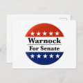 Reelect Raphael Warnock to U.S. Senate 2022 Postcard | Zazzle