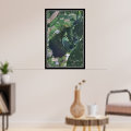Reelfoot Lake Tennessee Satellite Poster Map | Zazzle
