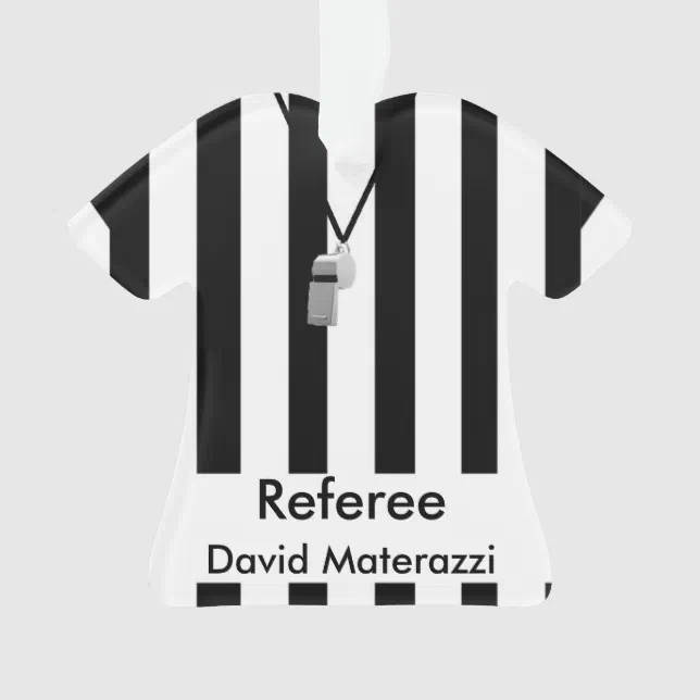Referee Christmas Ornament | Zazzle