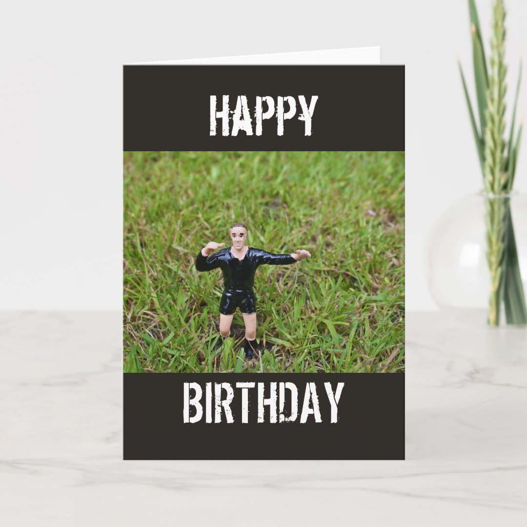 Referee Happy Birthday Card | Zazzle