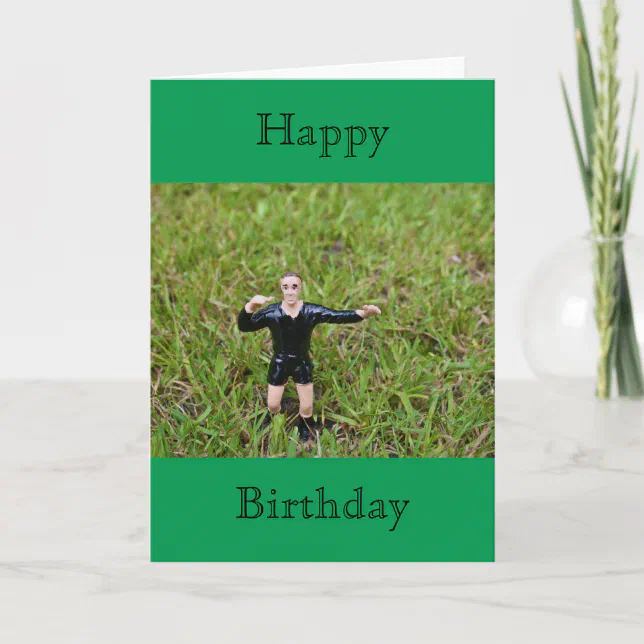 Referee Soccer/Football Happy Birthday Card | Zazzle