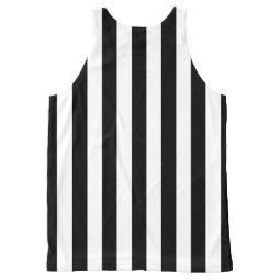 Referee Stripes All-Over-Print Tank Top | Zazzle