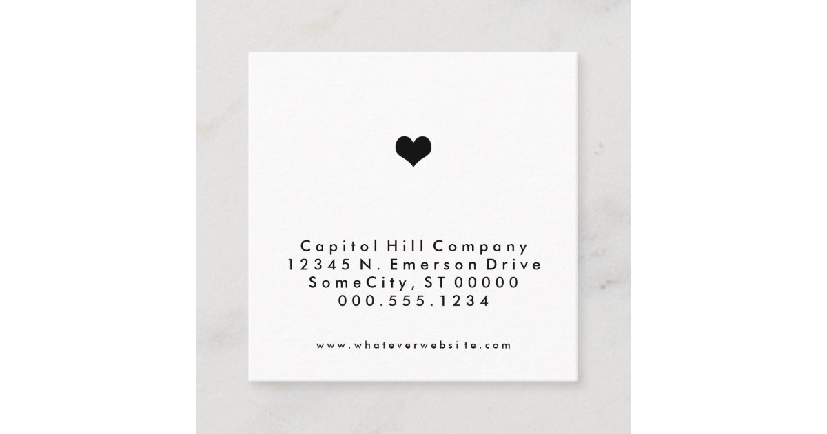 referral heart square | Zazzle