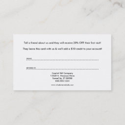 referral program autumn rain | Zazzle