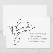 Referral Thank You, Referral Note Card, Thank You Card | Zazzle