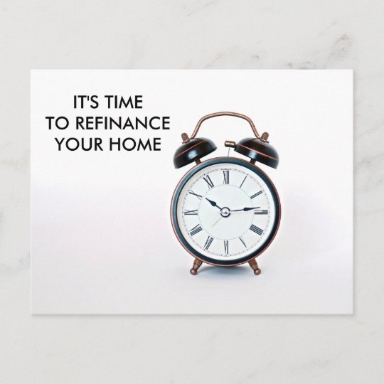 Refinance Mortgage Company Advertising Postcard | Zazzle.com