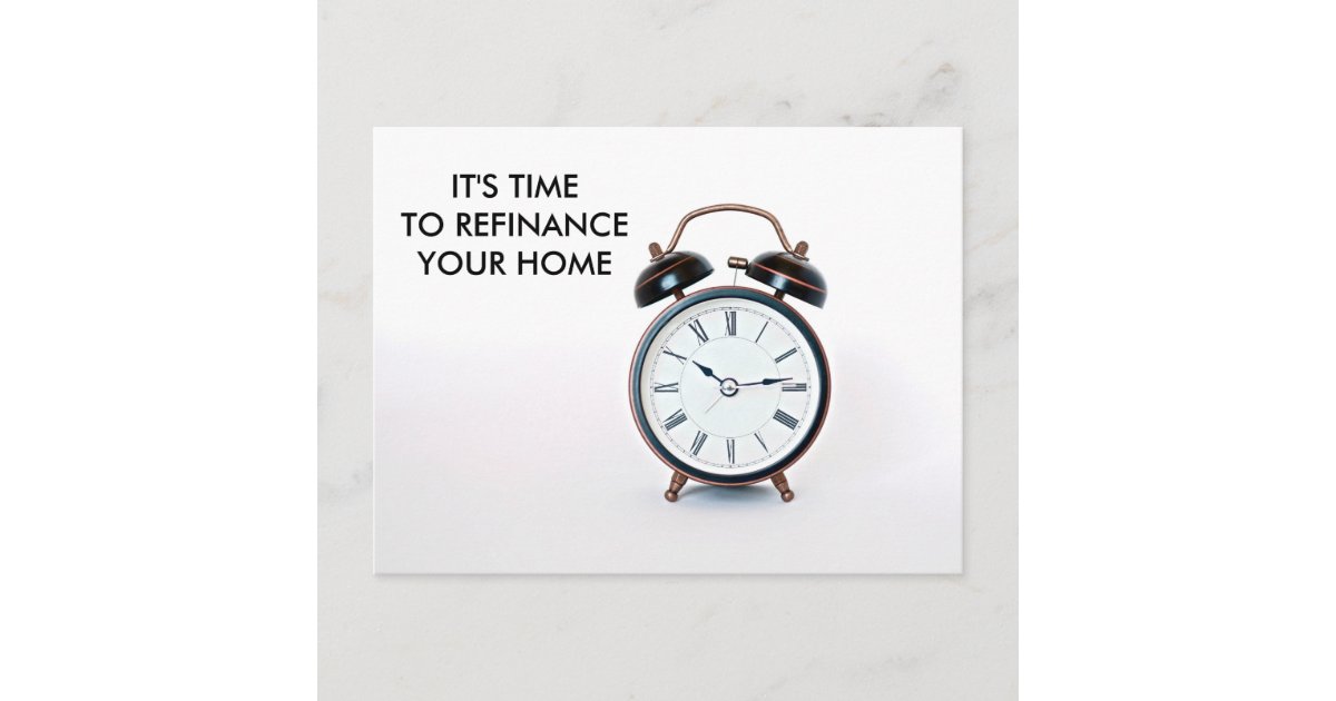 Refinance Mortgage Company Advertising Postcard | Zazzle