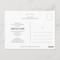 Refined Collage EDITABLE COLOR Graduation Postcard | Zazzle
