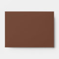 Refined Lines Geometric Wedding Terra Cotta ID983 Envelope | Zazzle
