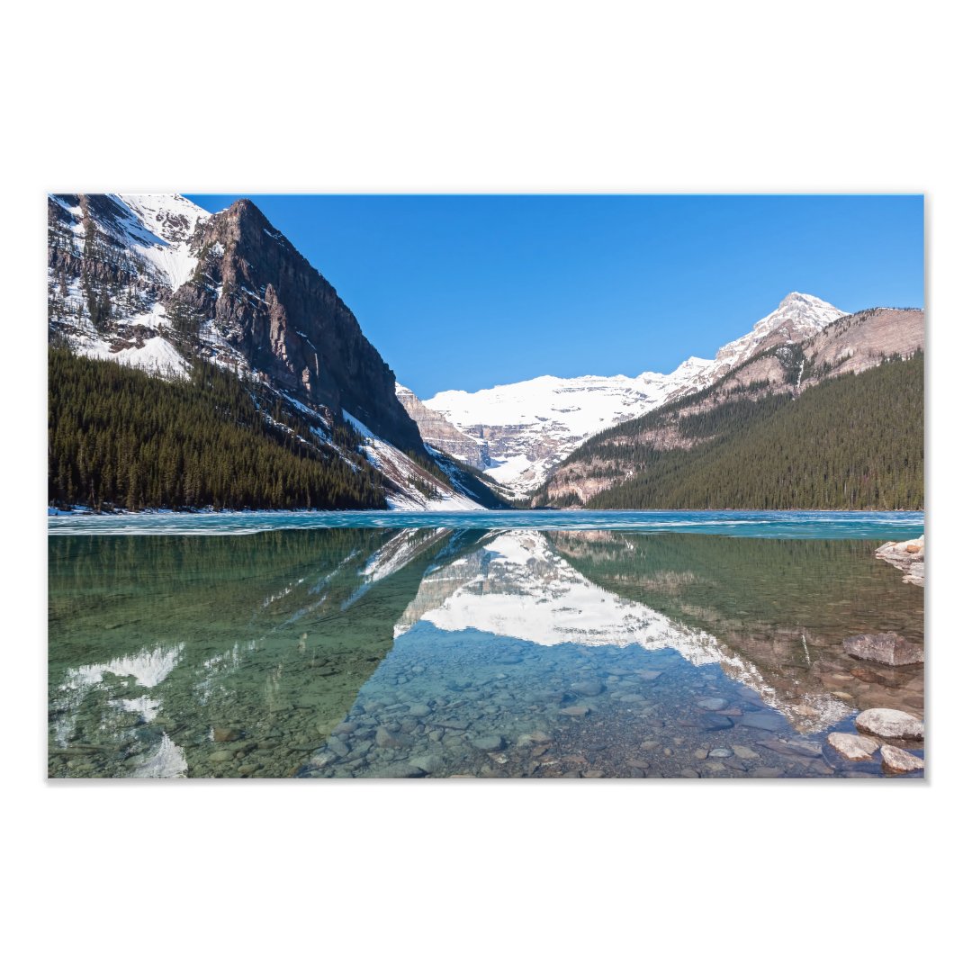Reflection on Lake Louise - Banff NP, Canada Photo Print | Zazzle