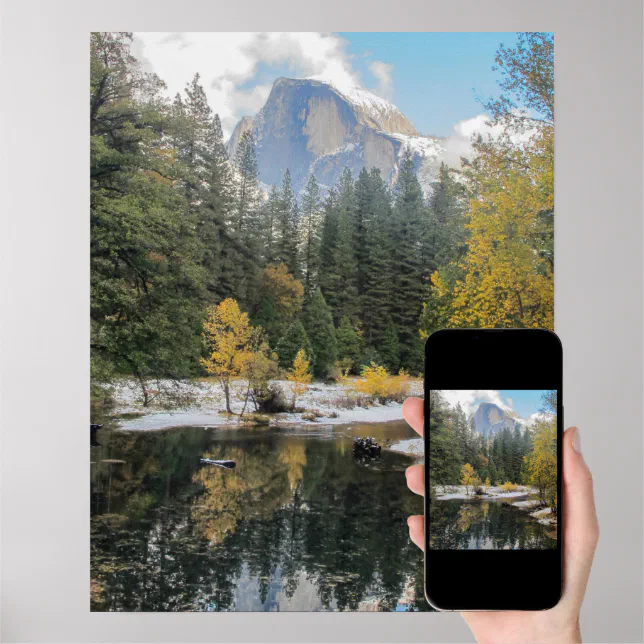 Reflections Of Half Dome Poster | Zazzle