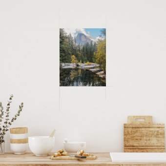 Reflections Of Half Dome Poster | Zazzle