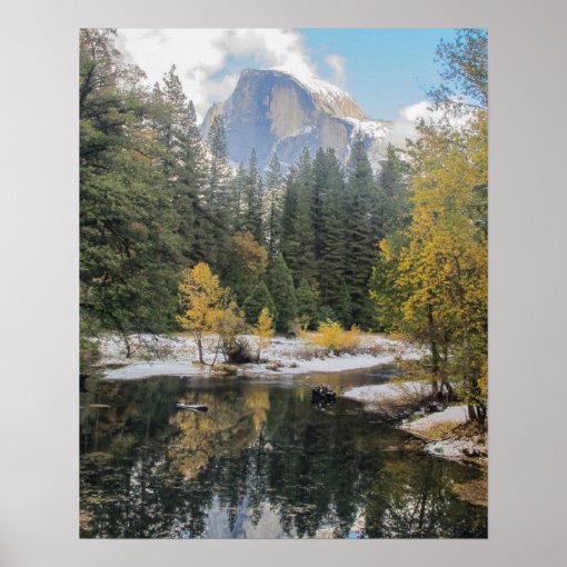Reflections Of Half Dome Poster | Zazzle