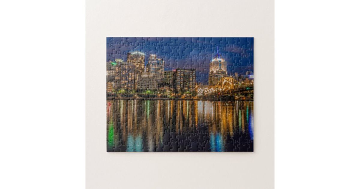 Reflections of Pittsburgh Jigsaw Puzzle | Zazzle