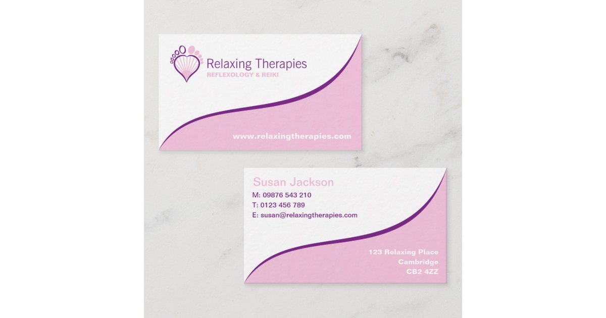 Reflexologist Business Card | Zazzle