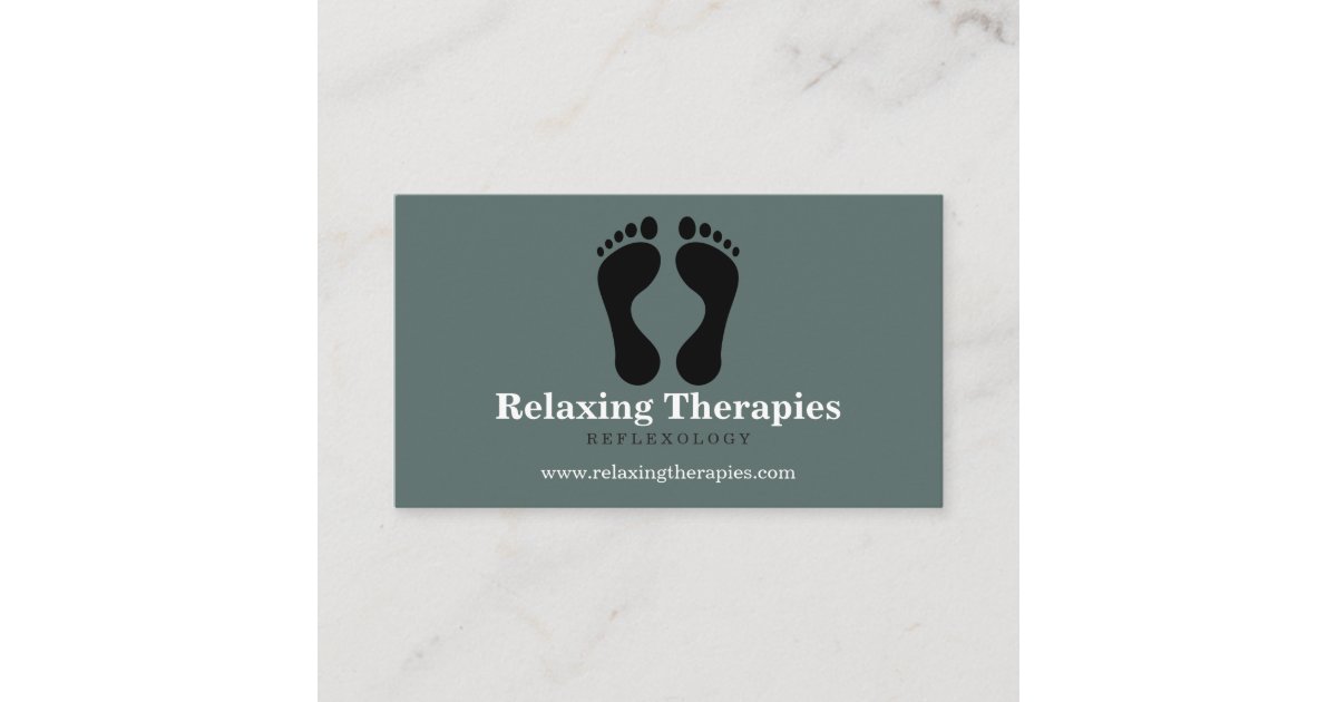 Reflexology Business Card | Zazzle
