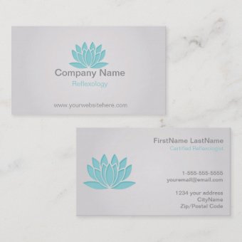 Reflexology Business Card | Zazzle