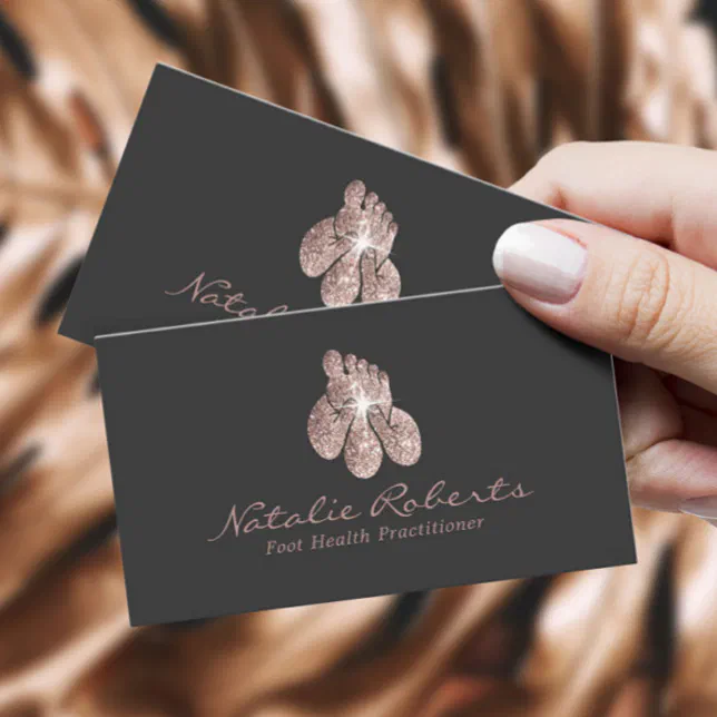 Reflexology Foot Massage Spa Therapist Podiatrist Business Card | Zazzle