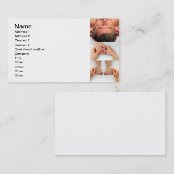 Reflexology of Ears, Hands, and Feet Business Card | Zazzle