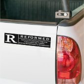 Reformed Bumper Sticker | Zazzle