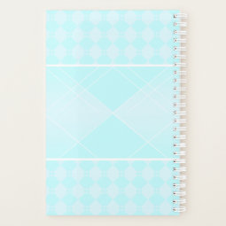 Refreshing Icy Blue Diamond cool clean breeze Planner | Zazzle