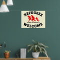 Refugees Welcome Bring Your Families Poster | Zazzle