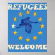 refugees welcome poster | Zazzle