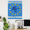 refugees welcome poster | Zazzle