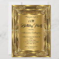 Regal Elegant Photo Birthday Party Gold Gems Invitation | Zazzle