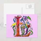 REGAL Letter L Postcard | Zazzle