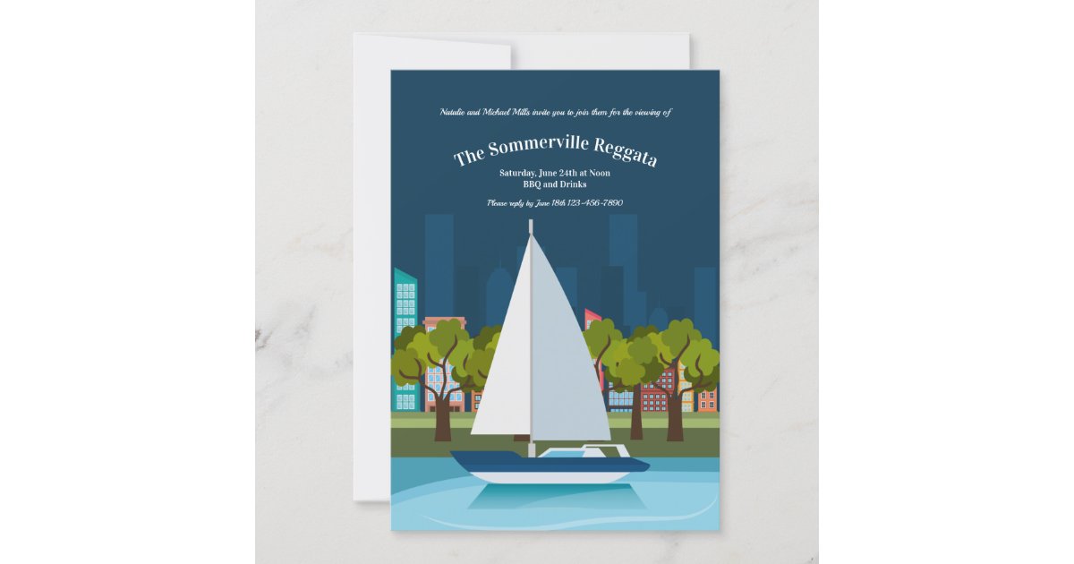 Regatta Party Invitation | Zazzle
