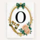 Regency Art Letter O Luxury Monogram Journal | Zazzle