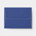 Regency Blue Floral Wedding RSVP Envelope | Zazzle