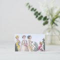 Regency Fashion Custom Personal Calling Cards | Zazzle