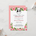 Regency Floral Tea Party bridal shower Invitation | Zazzle