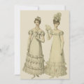 Regency Ladies Vintage Calligraphy Bridal Shower Invitation | Zazzle