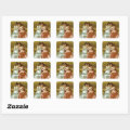 Regency Letter Square Sticker | Zazzle