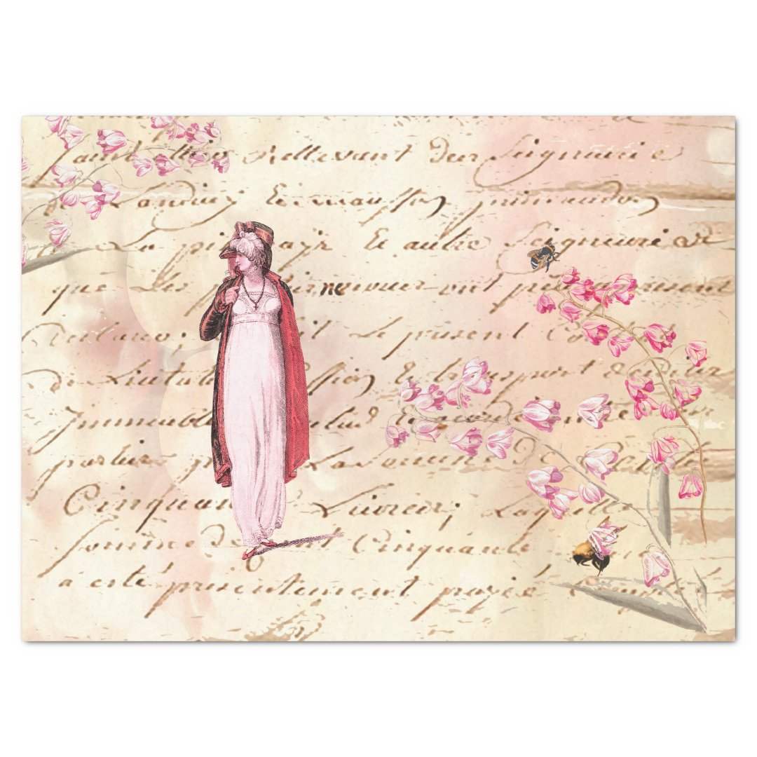 Regency Vintage Tissue Paper | Zazzle