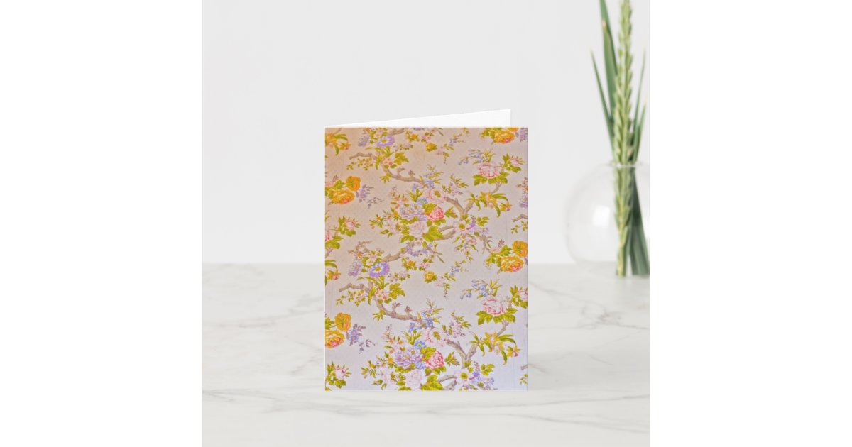 Regency Wallpaper Note Card, Note card | Zazzle
