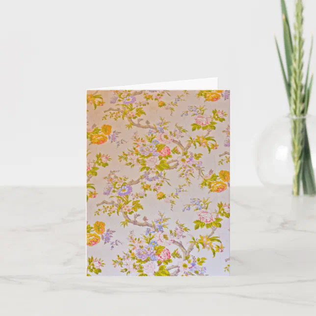 Regency Wallpaper Note Card, Note card | Zazzle