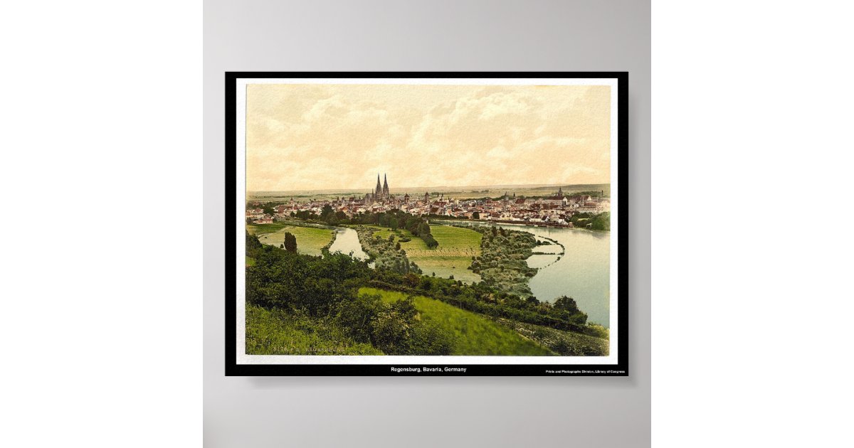 Regensburg, Bavaria, Germany Poster | Zazzle