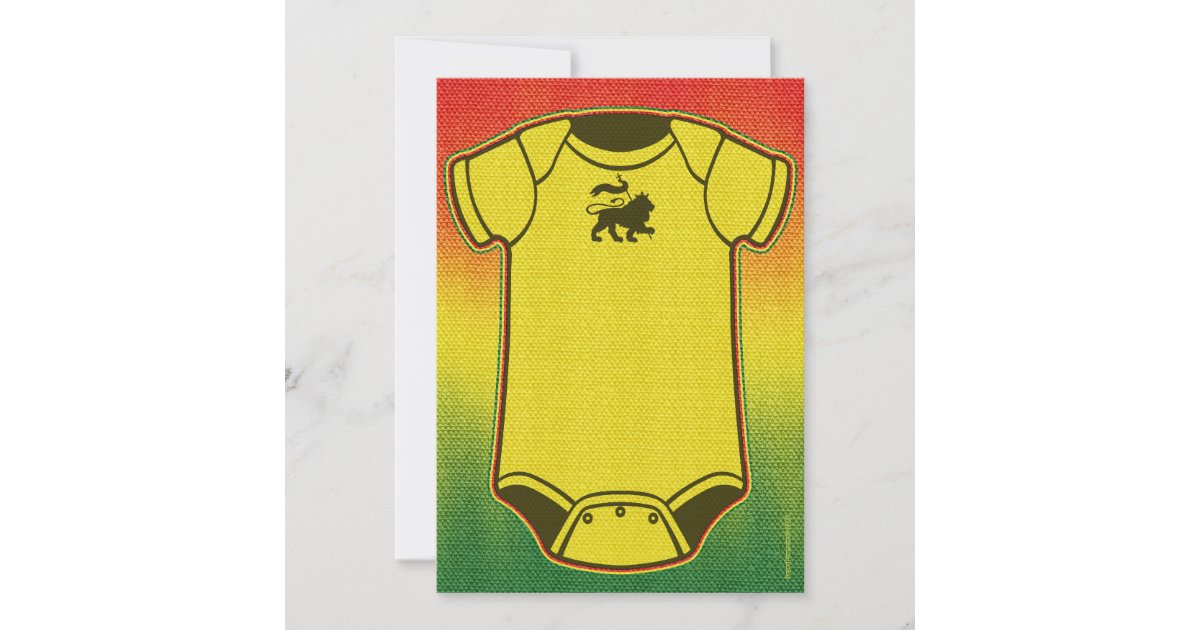 Reggae Baby Shower Invitations | Zazzle