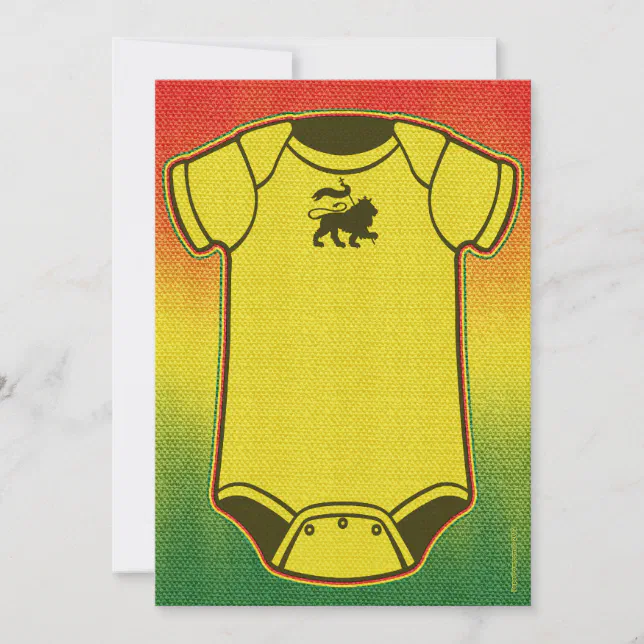 Reggae Baby Shower Invitations | Zazzle